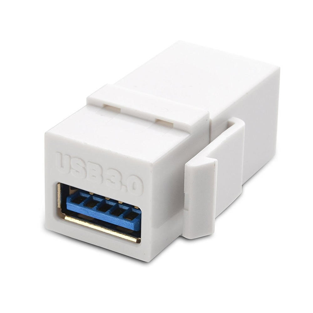 Keystone USB 3.0 Branco - centralcabos